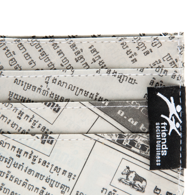 RECYCLED NEWSPAPER WALLET | Greener Square