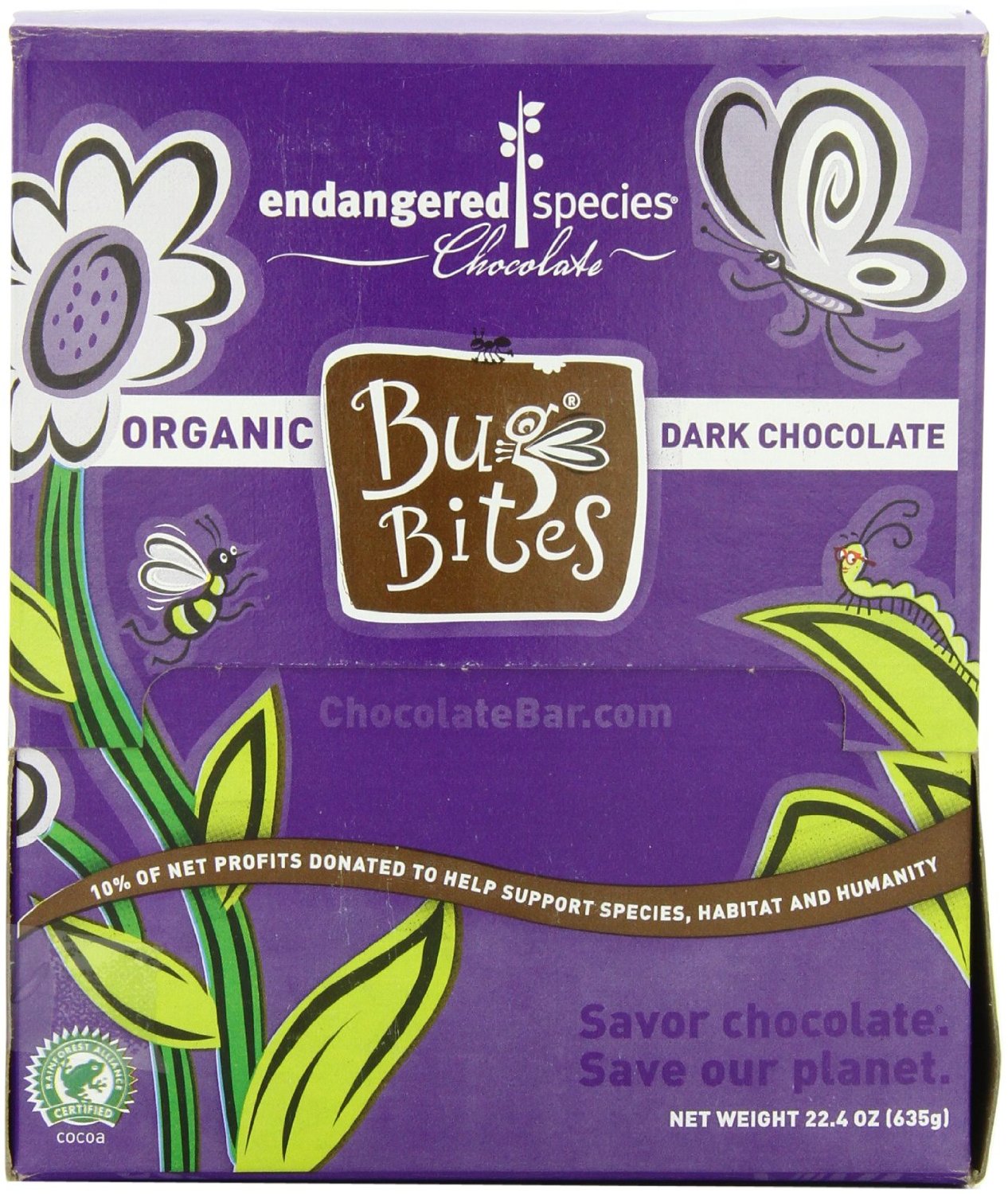 ORGANIC DARK CHOCOLATE BUG BITES (PACK OF 64) | Greener Square